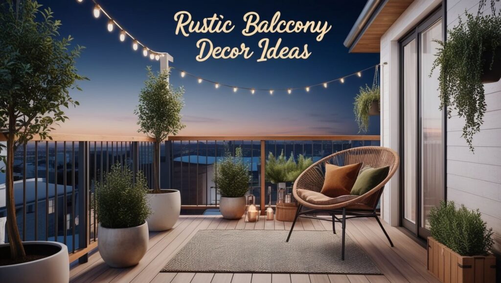 10 Stunning Rustic Balcony Decor Ideas for Small and Large Spaces ...