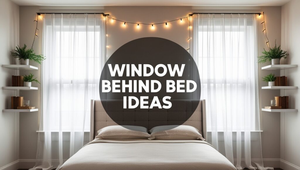 10 Creative Window Behind Bed Ideas for a Stunning Bedroom - Luxe Home ...