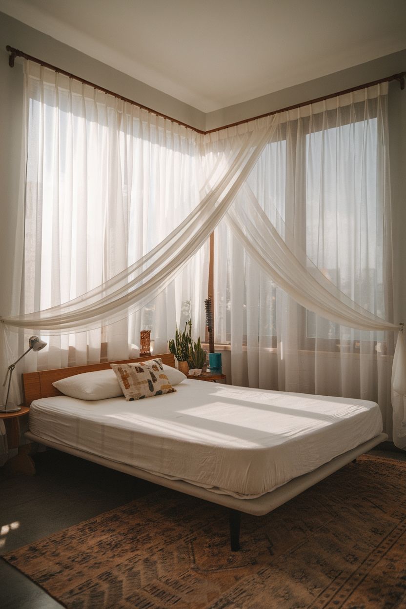 10 Creative Window Behind Bed Ideas for a Stunning Bedroom - Luxe Home ...